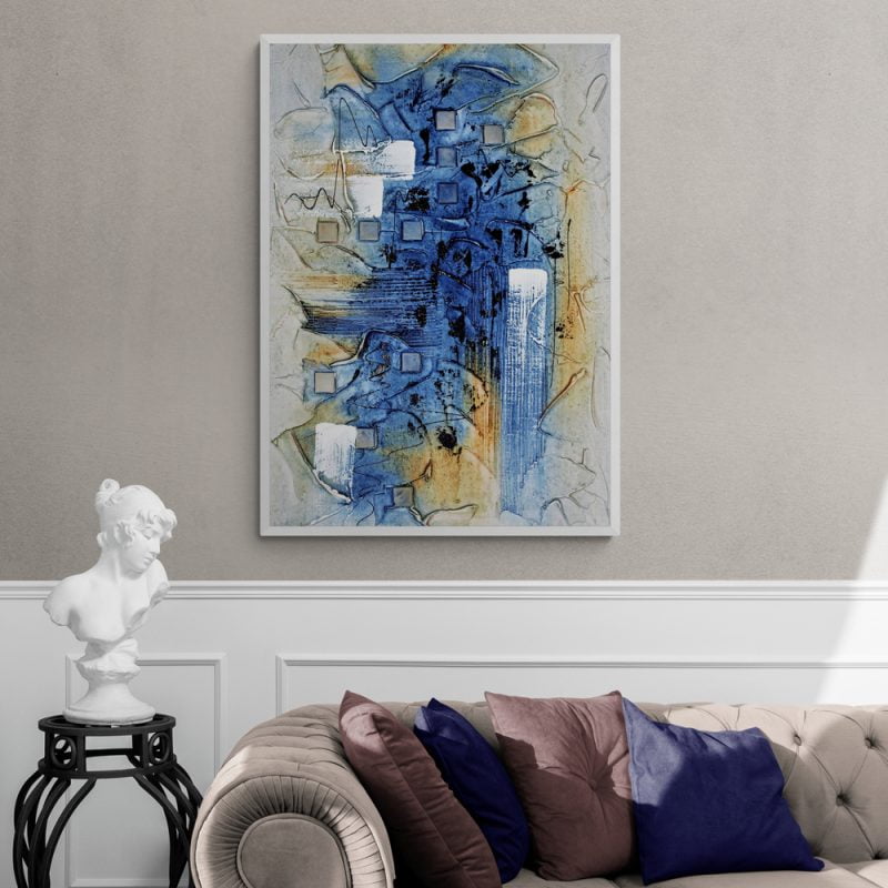 Abstract Acrylic Giclee Print With Free Uk Delivery Saffa Designs
